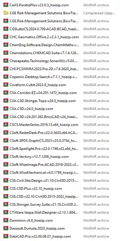 HSE and Engineering Softwares - HSE Zip
